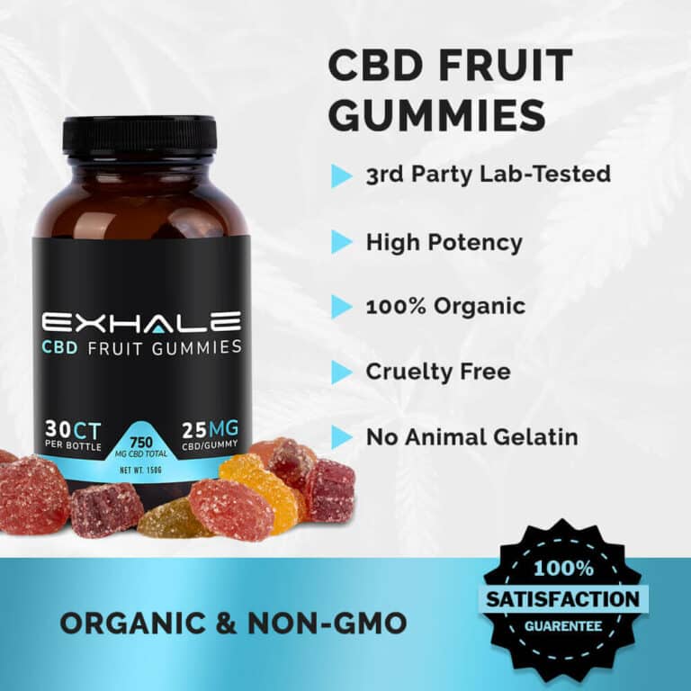 Buy CBD Gummies For Sale - Exhale Wellness