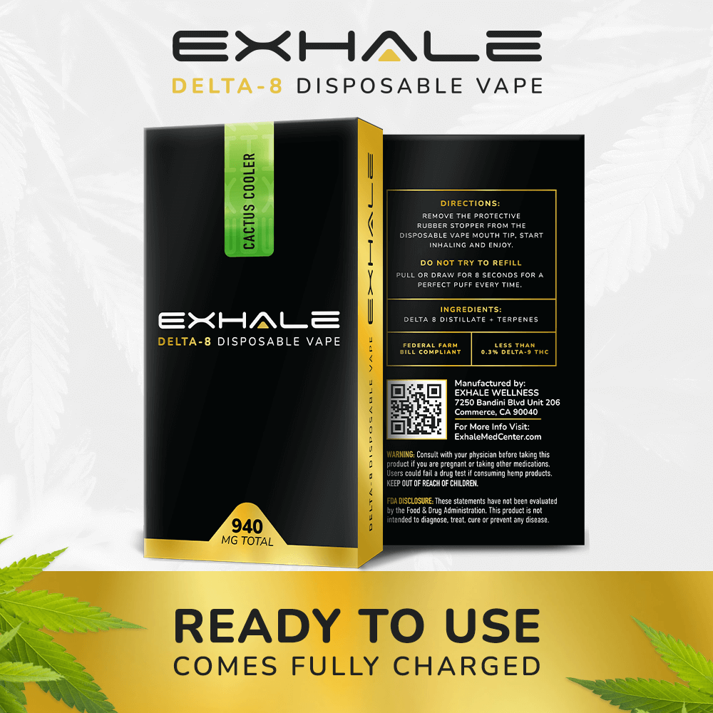 Delta 8 Disposable Vape Pen - Pineapple Express - Exhale Wellness