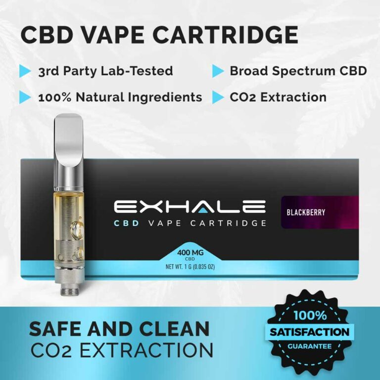 Buy CBD Vape Cartridges Online - Exhale Wellness