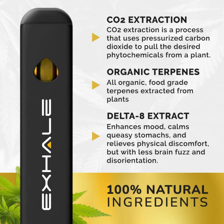 Delta 8 Disposable Vape Pen - Fruity Cereal - Exhale Wellness