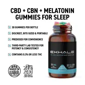 CBD + CBN Sleep Gummies - Exhale Wellness