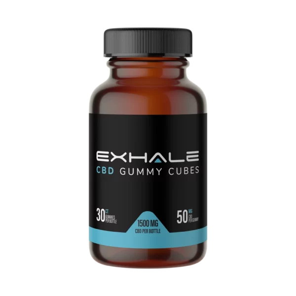 100% Vegan CBD Gummy Cubes Online - Exhale Wellness