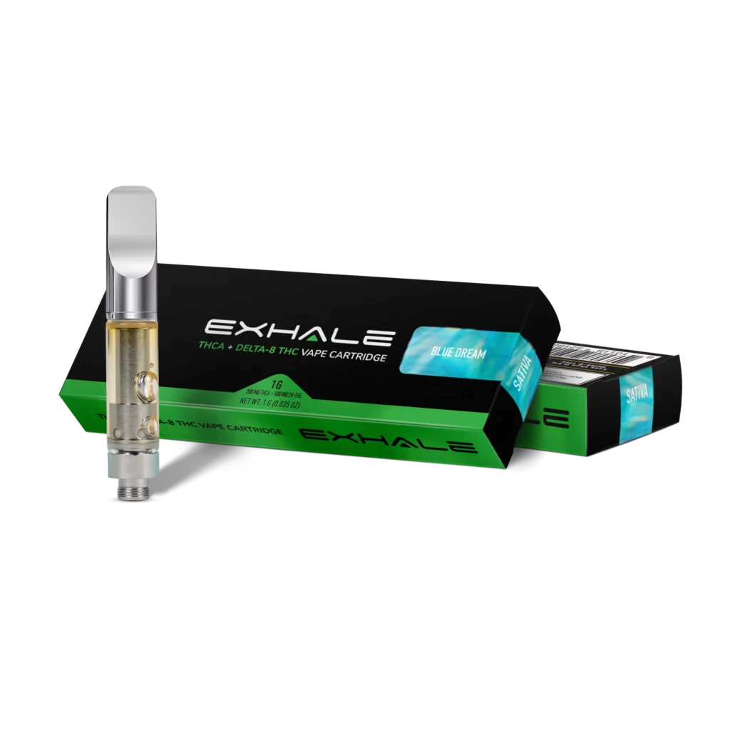 Blue Dream | THCa + Delta 8 Vape Cartridge | Exhale Wellness