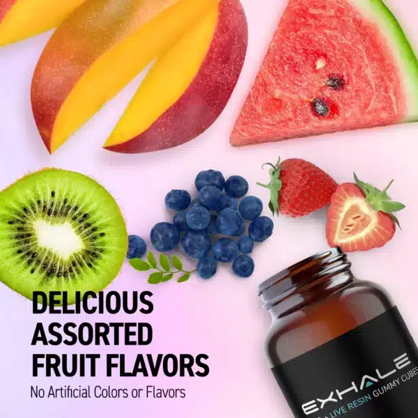 CBD THC Gummies Cubes Online - Exhale Wellness