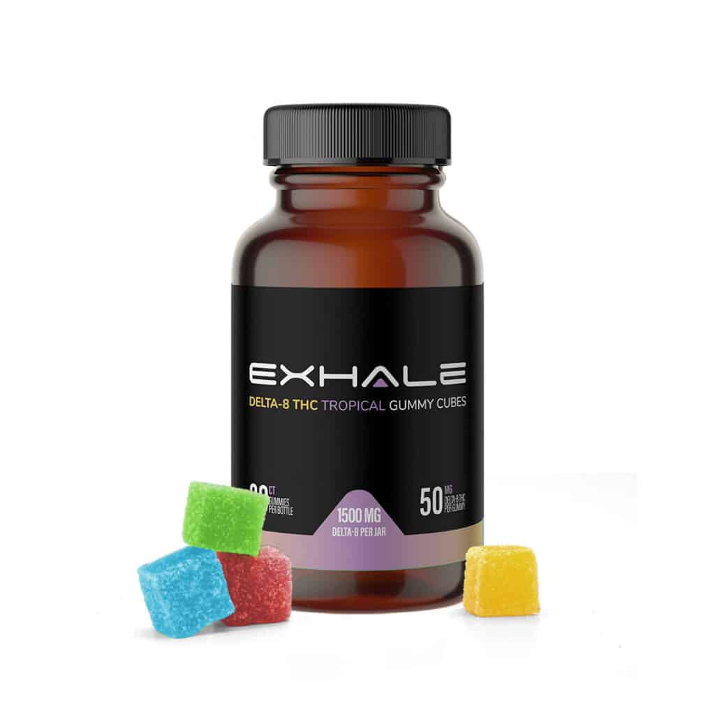 Tropical Bliss Delta 8 THC Gummies - 1500mg | Exhale Wellness
