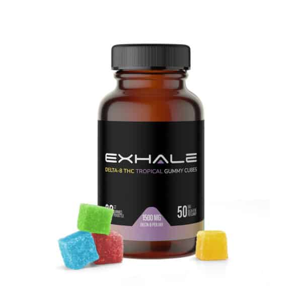 Tropical Bliss Delta 8 THC Gummies - 1500mg | Exhale Wellness
