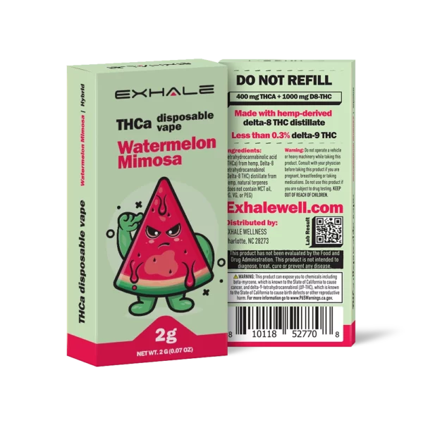 Watermelon Mimosa THCA Disposable - Exhale Wellness