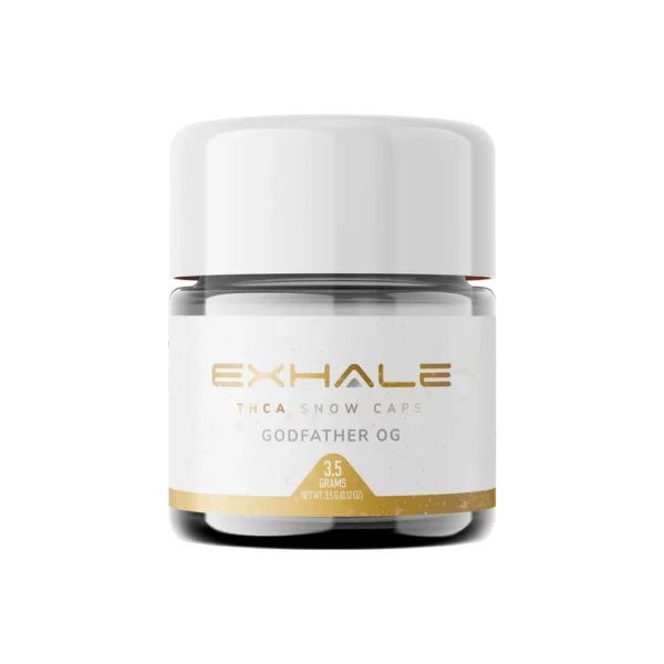 POTENT Godfather OG - Snow Caps THCa Flower - Exhale Wellness