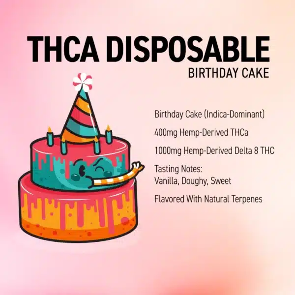 Birthday Cake THCA Disposable - Exhale Wellness