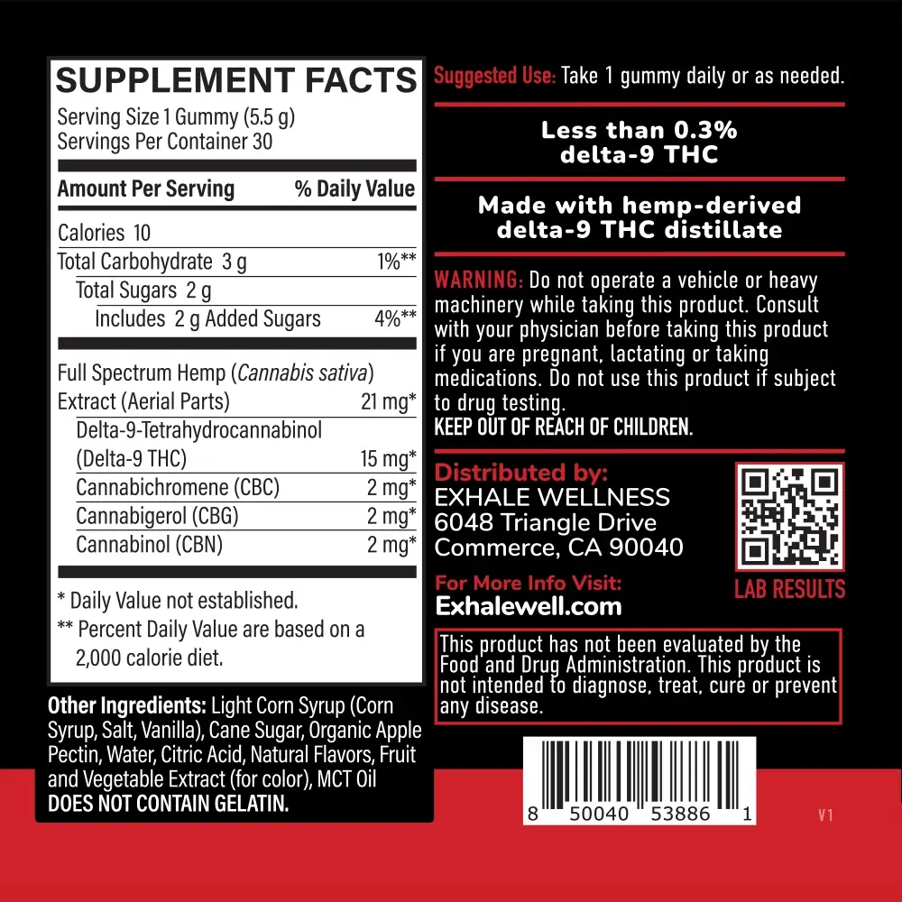 450MG Edible - Delta-9 Gummies