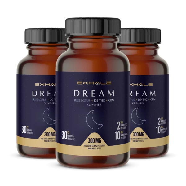 Blue Lotus + D9 + CBN + CBG - Dream Gummies - Exhale Wellness